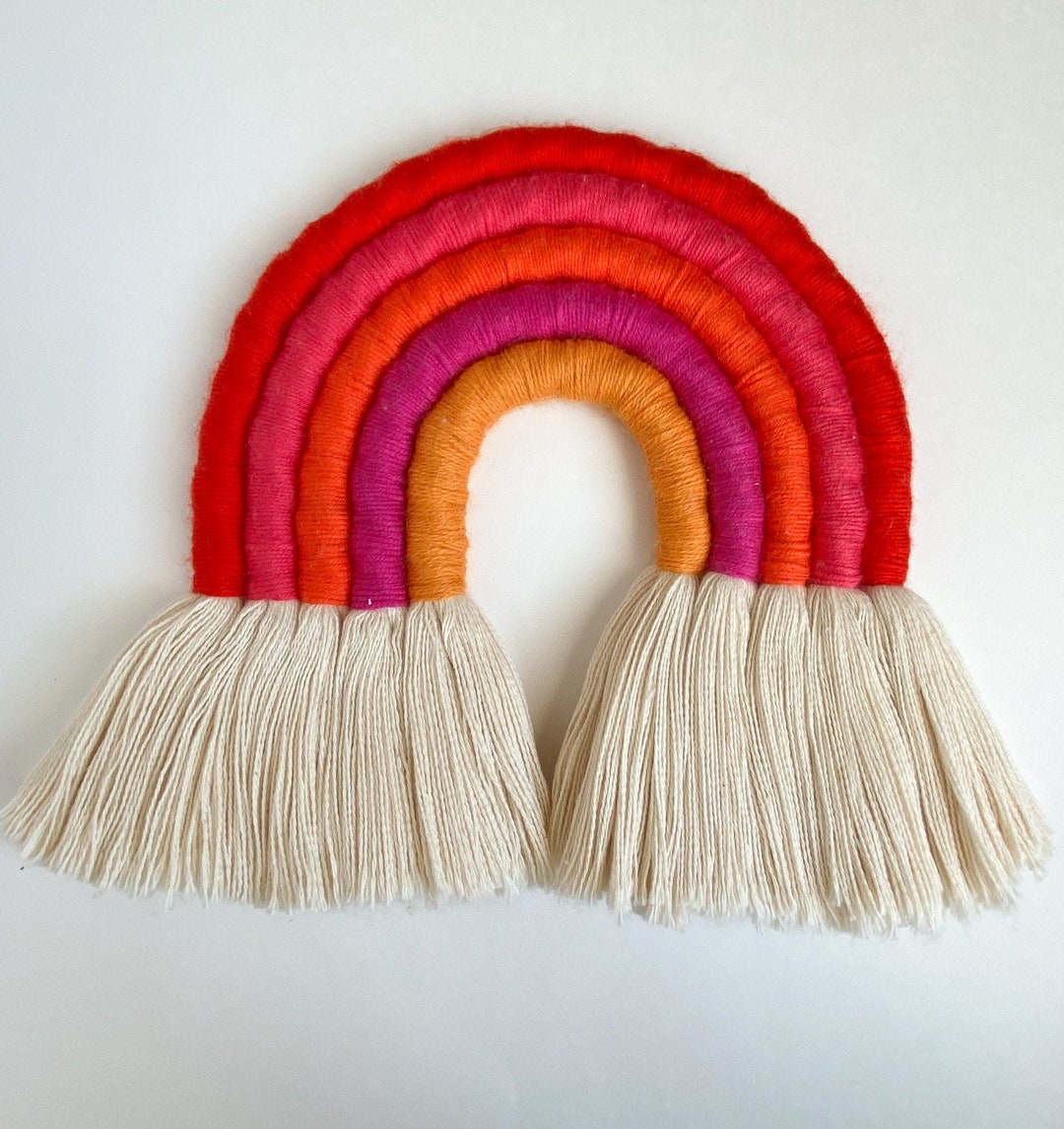 Medium Rainbow Wall Hanging - Etsy