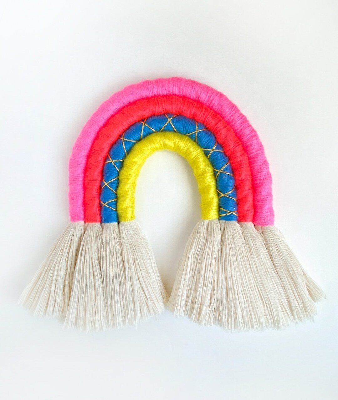 Large Neon Rainbow Wall Hanging - Etsy