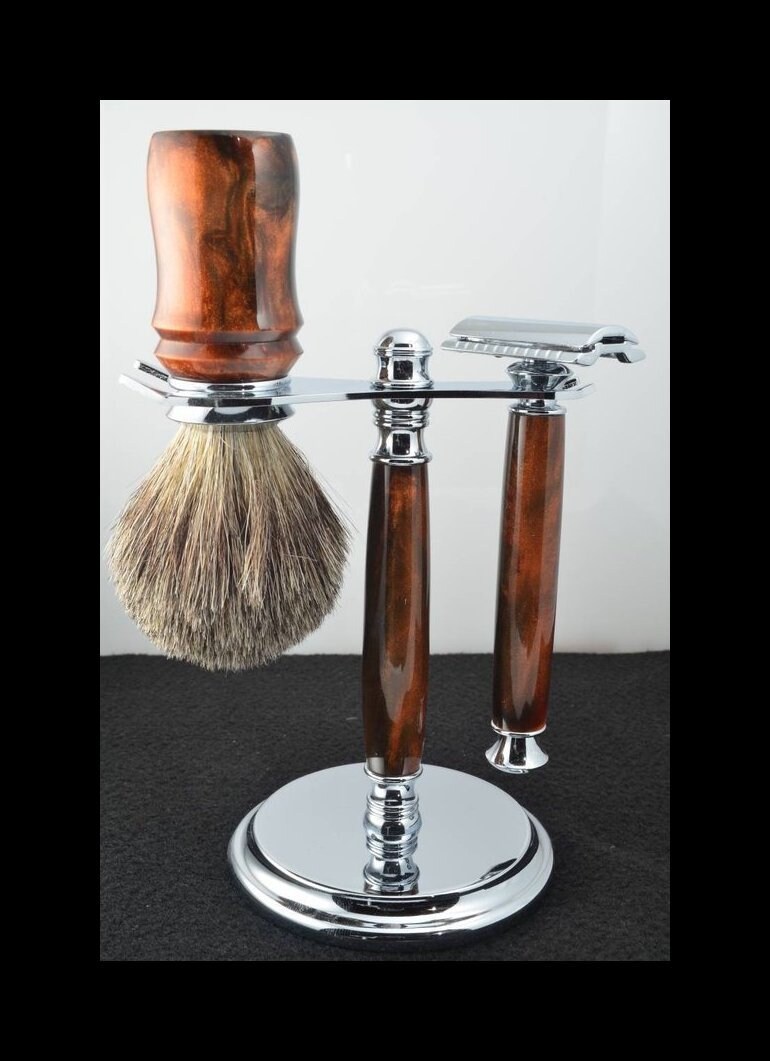 Shaving Set, Shaving Kit, Safety Razor, Shave Brush, Men's Gift, Unique ...
