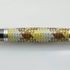 Ballpoint Pen With Metal Mesh and Acrylic Barrel, Writing Pen ...