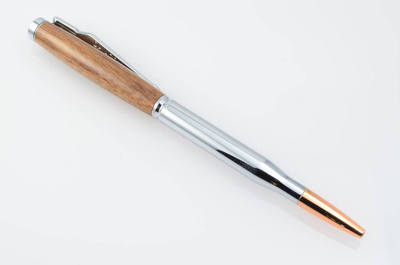 Walnut Slim Style Bullet Pen Rifle Clip Twist Pen - Etsy