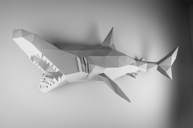 Papertrophy XL Shark - Etsy