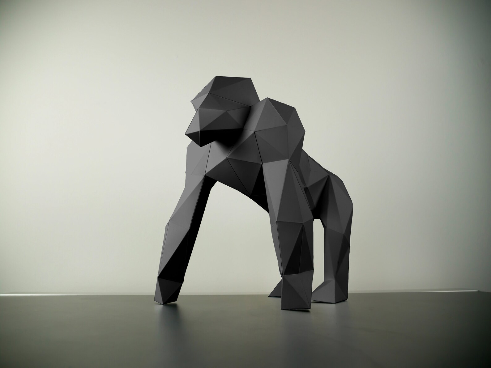 Gorilla Paper Model Kit - Etsy