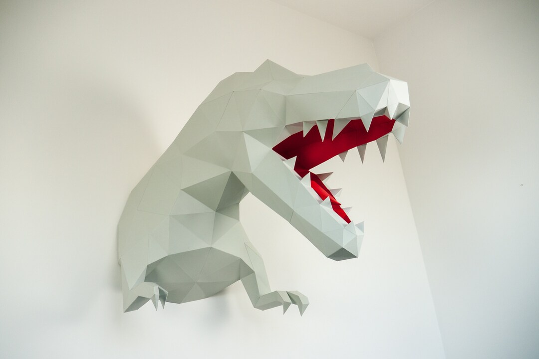 Papertrophy XL T-rex - Etsy