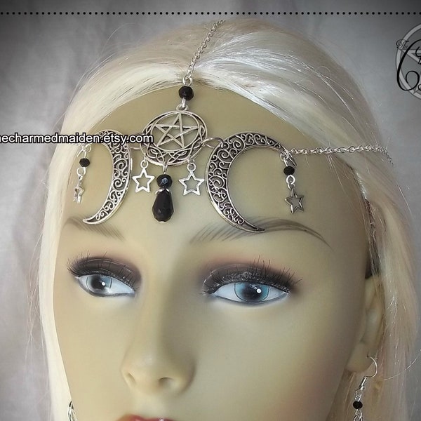 Triple Moon Circlet - Etsy