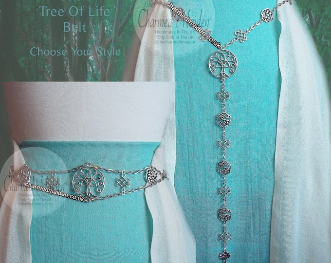 Tree of Life Girdle Belt, Celtic Belt, Pagan Handfasting, Wiccan Witch ...