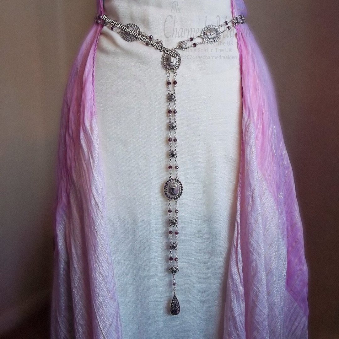 Pearl Girdle Belt, Tudor Beaded Girdle, Medieval Costume Belt ...