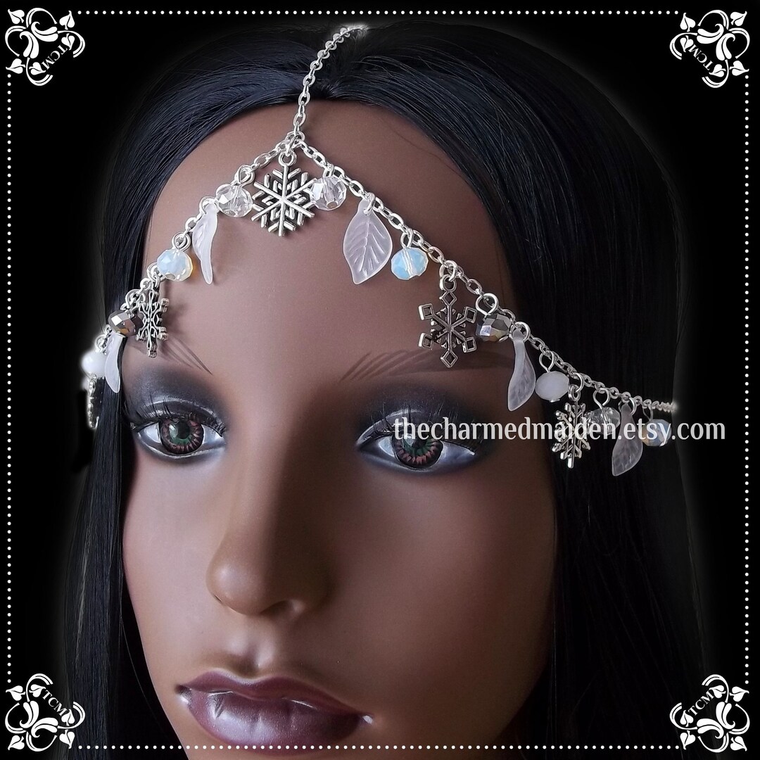 Winter Snowflakes Headpiece Snow Headdress Christmas Wedding - Etsy
