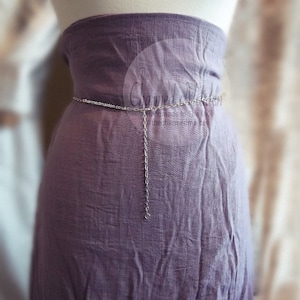 Silver Moon Belt, Witch Chain Belt, Gothic Style, Halloween Costume ...