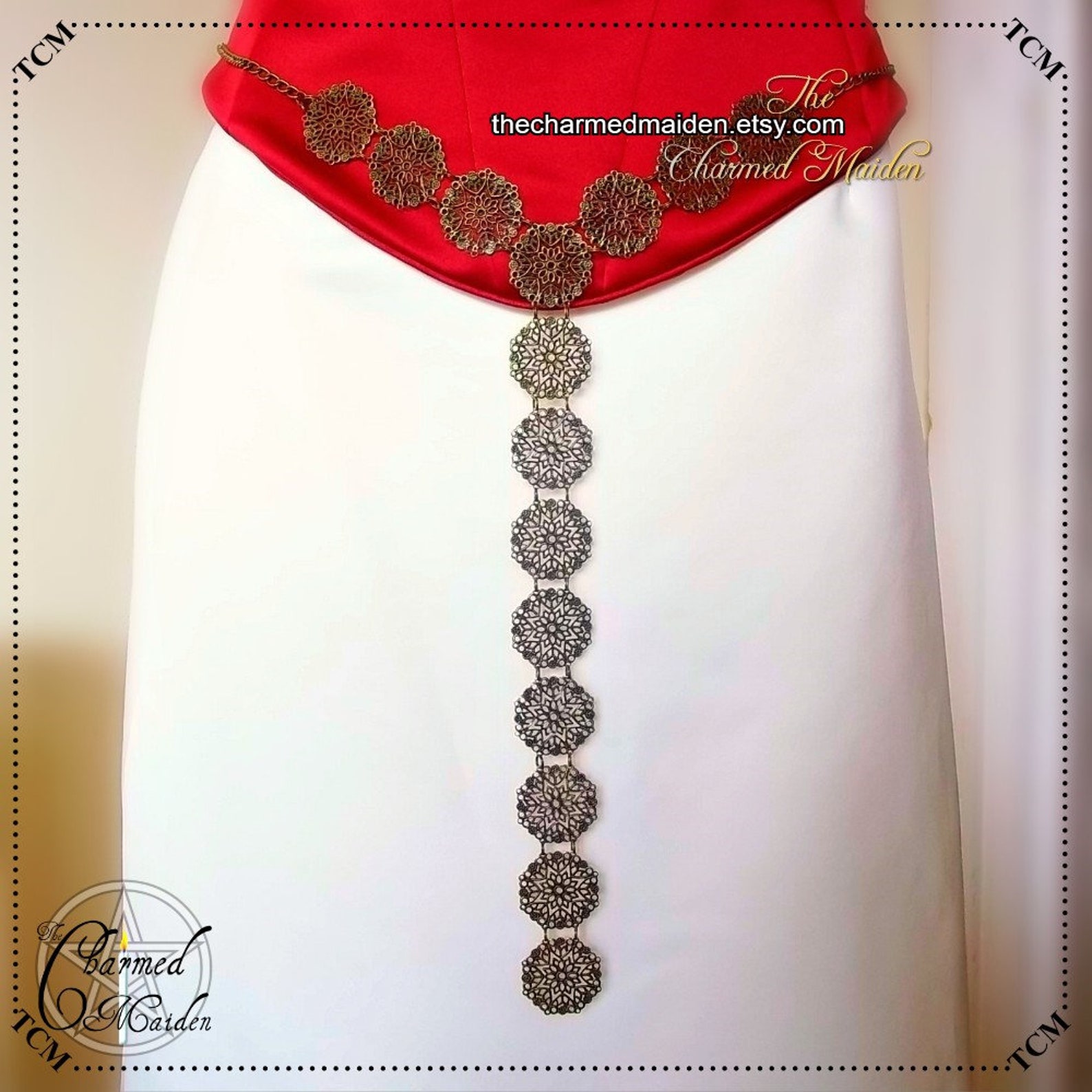 Medieval Girdle Belt Bronze Gold or Silver Filigree Belt | Etsy