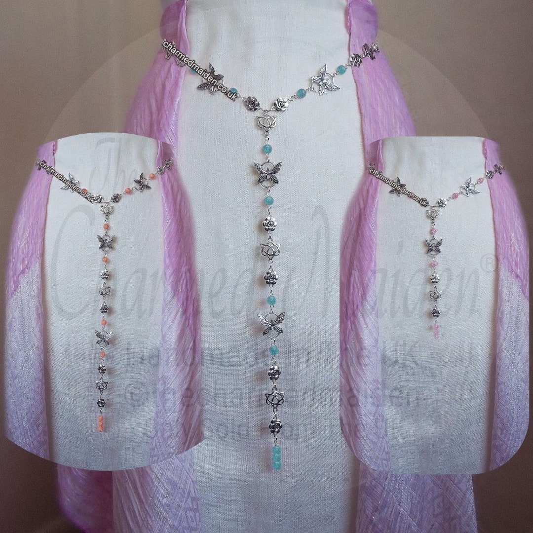 Butterfly Fairy Belt, Renaissance Elven Fantasy Wedding Dress Girdle ...
