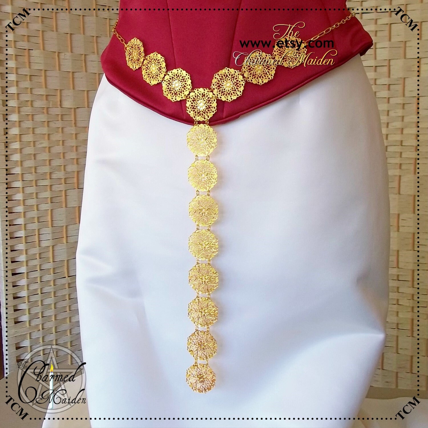 Medieval Girdle Belt Bronze Gold or Silver Filigree Belt | Etsy