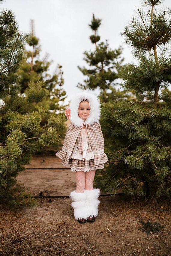 White Fur Boot Cuffs