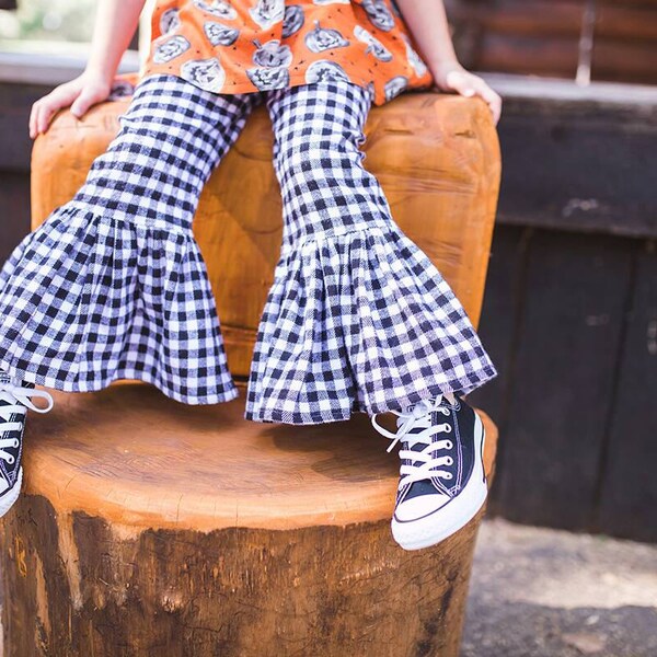 Girls Ruffle Pants - Etsy