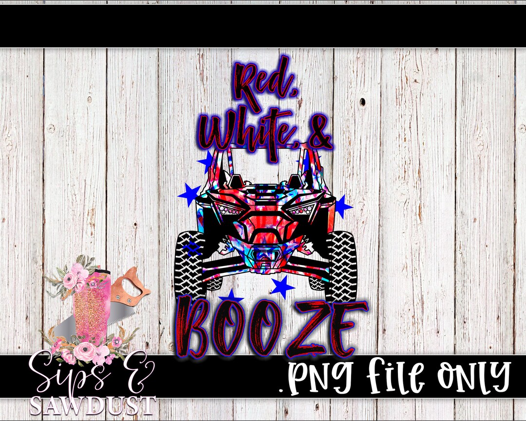 Red, White, and Booze Rzr Pro Digital File Sublimation - Etsy
