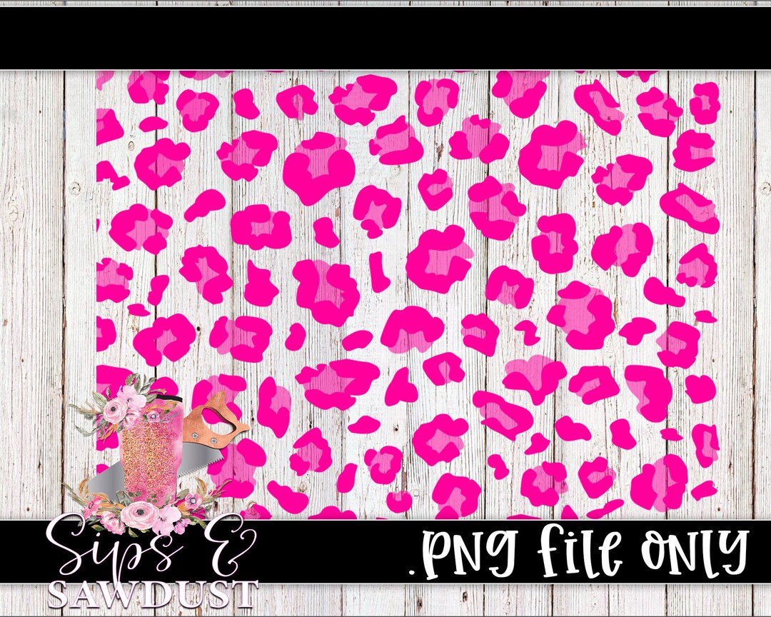 Hot Pink Leopard Png - Etsy