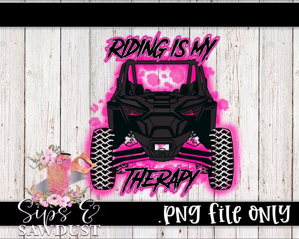 Riding is My Therapy Png Rzr Pro Png - Etsy