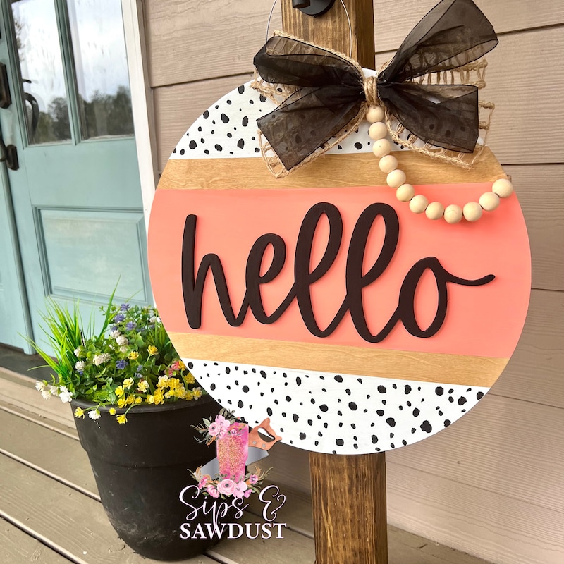 Personalized Door Hanger - Etsy