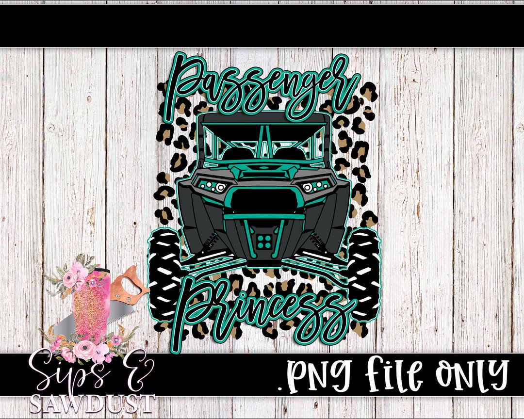 Passenger Princess Rzr Png, Leopard Rzr, Rzr Sublimation Digital File ...