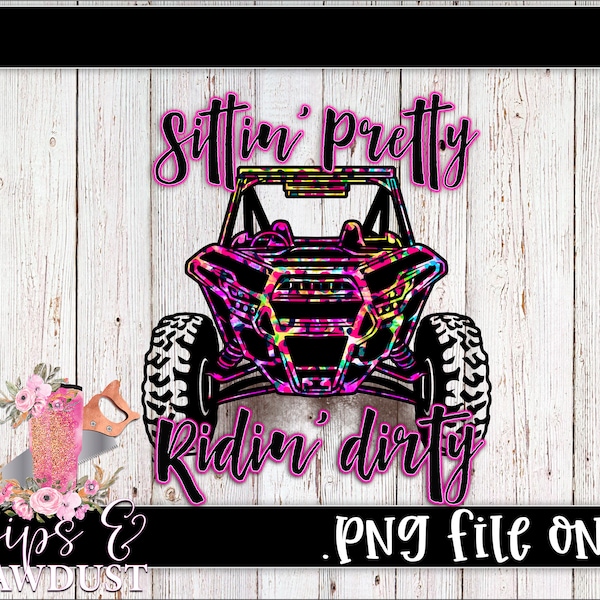 Sittin Pretty Riding Dirty Svg - Etsy