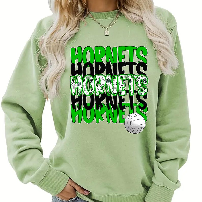 Azle Hornets Volleyball Multi PNG JPEG Sublimation DTF Digital Download ...