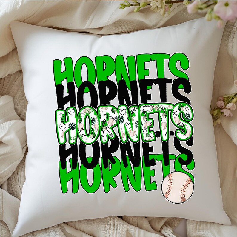 Azle Hornets Baseball Stacked JPEG PNG Sublimation DTF Digital Download ...