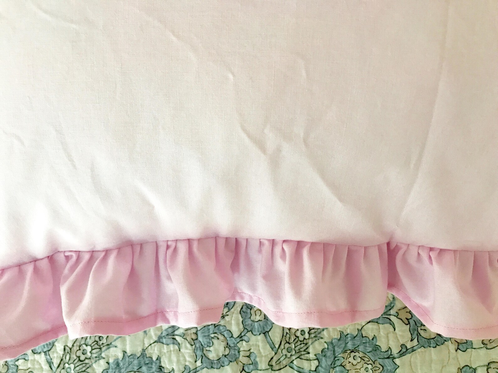 Pink Shabby Chic Euro Sham 26x26 Euro Sham Ruffled Pillow - Etsy