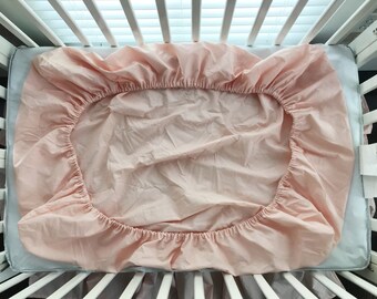 Pink Mini Crib Sheet - Etsy