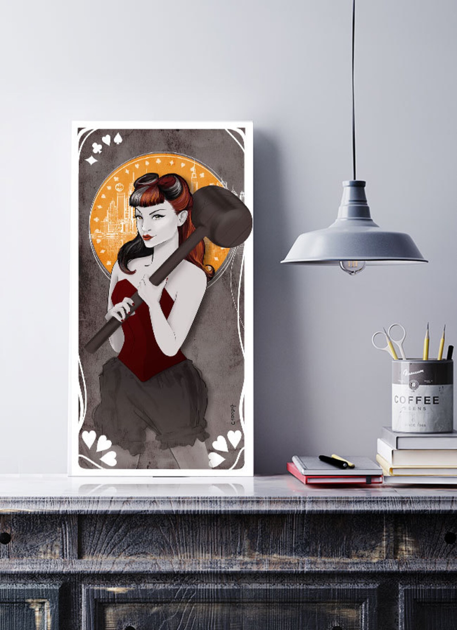 Original Comic T Decoration Mother Day Harley Quinn In Etsy