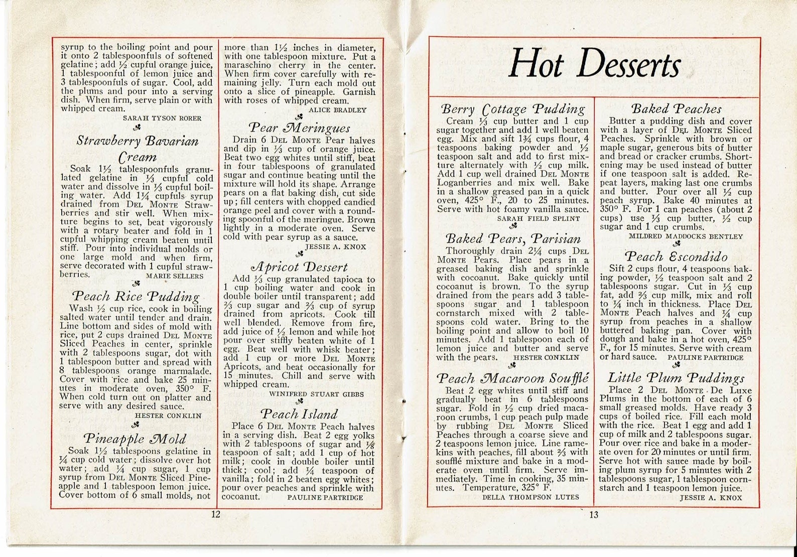 1920s Fruit Recipe Booklet INSTANT DOWNLOAD - Etsy