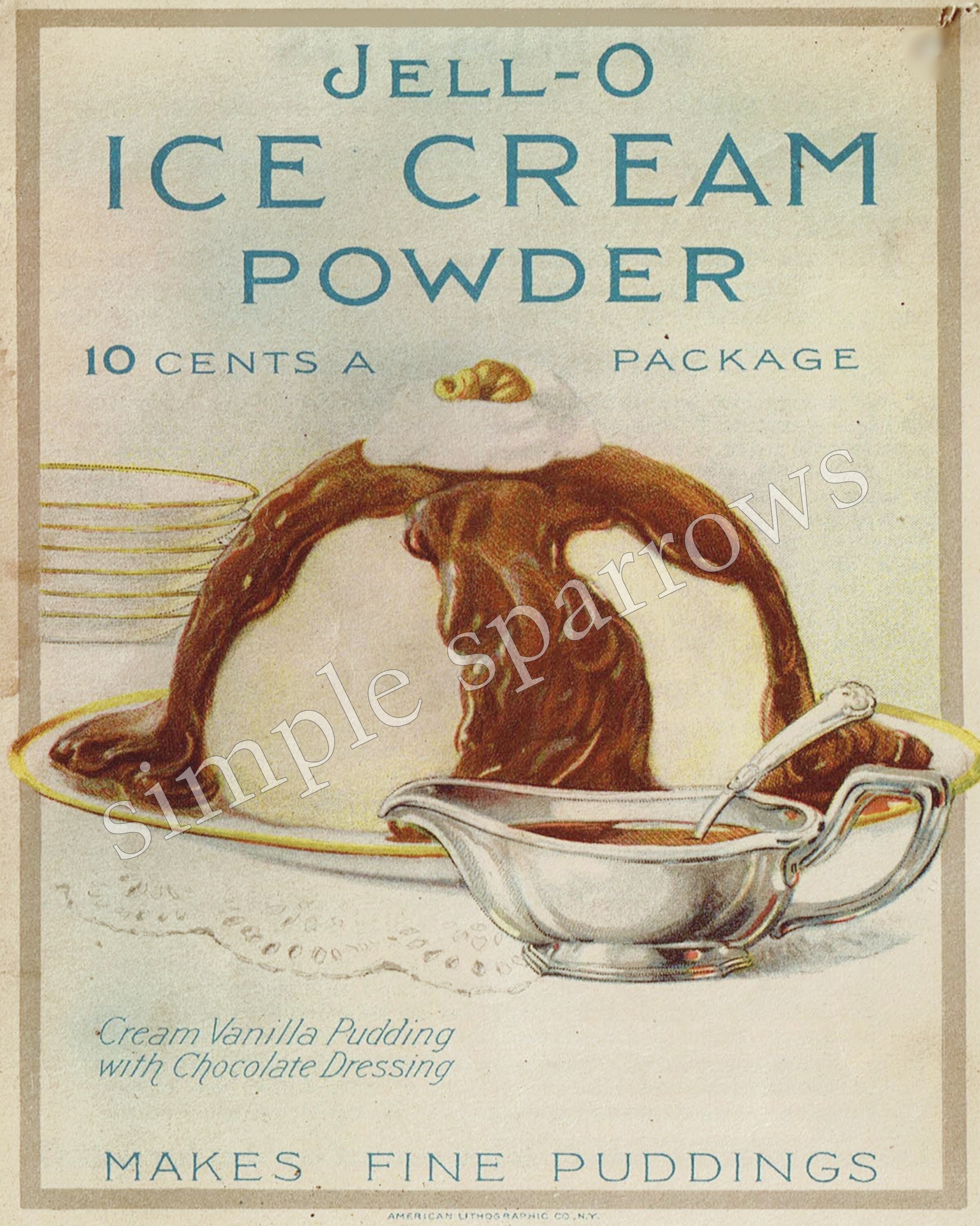 Printable Vintage Jello Ad INSTANT DOWNLOAD - Etsy