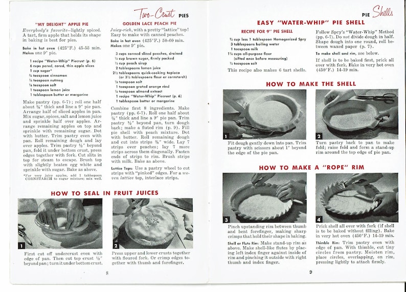 1950s Baking Recipe Booklet INSTANT DOWNLOAD Vintage 50s Cookbook - Etsy