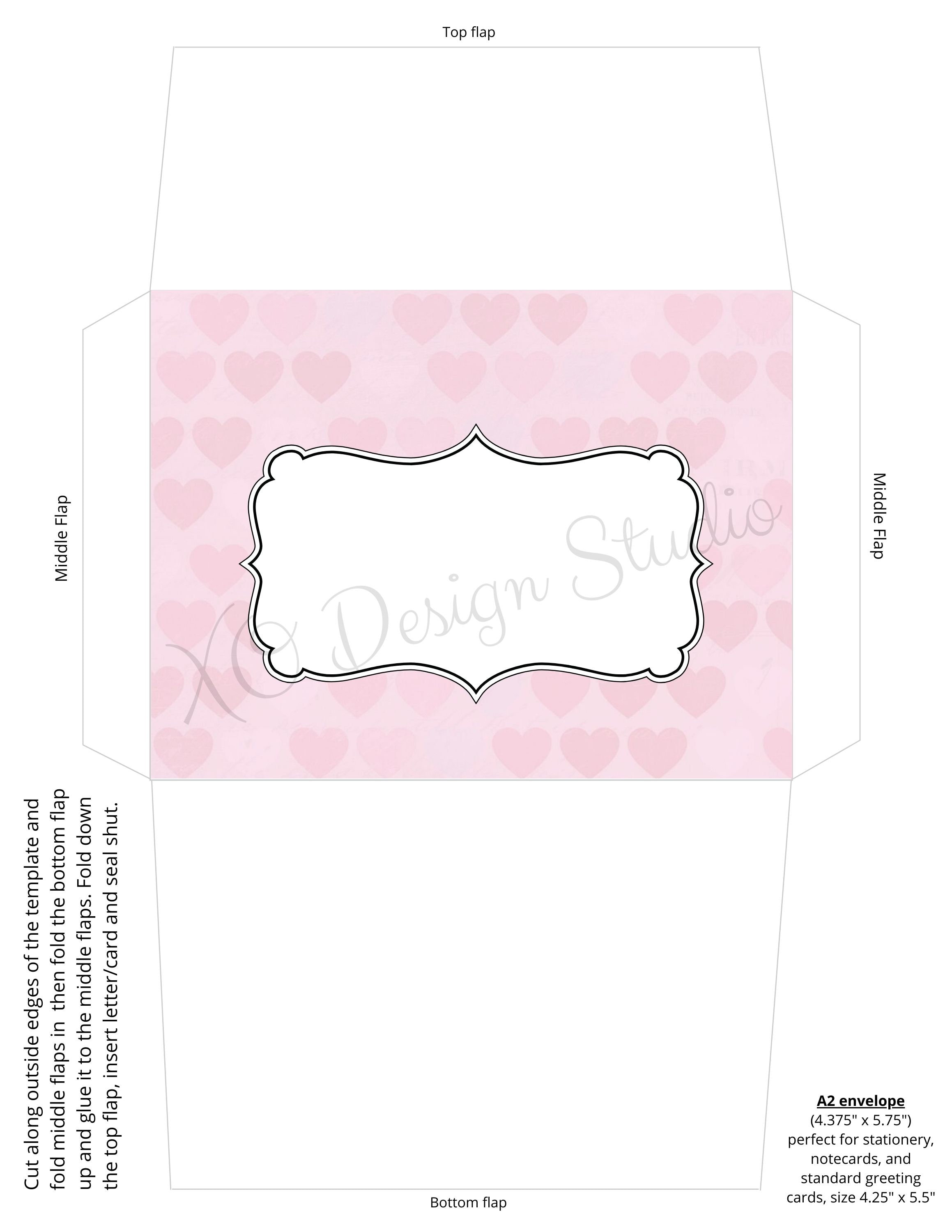 Printable Stationery Set - Pink Hearts and Typewriter, Lined and ...