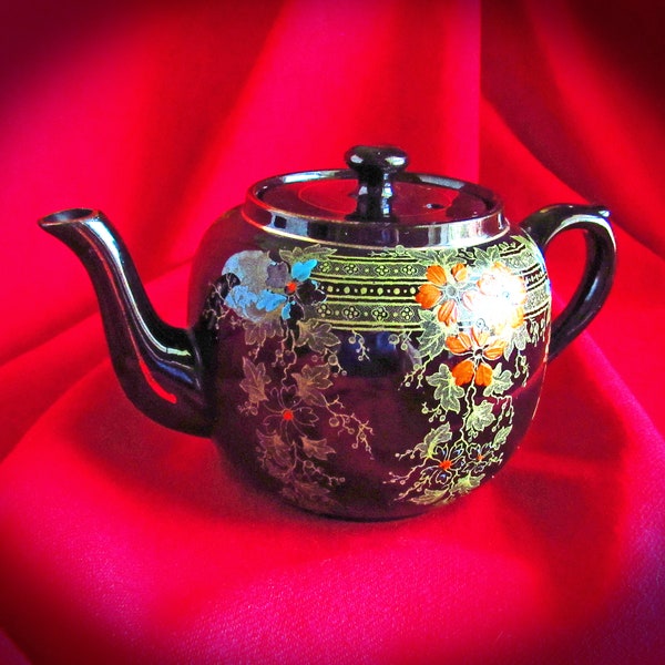 Hand Painted Tea Pot - Etsy
