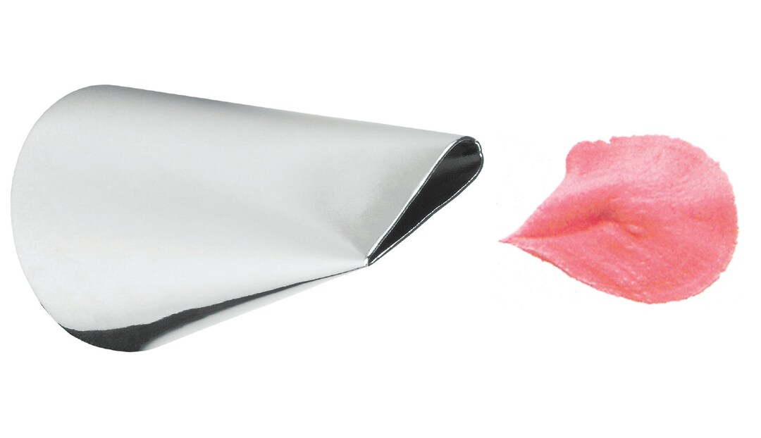 Decorating Petal Tube Tip 124 Stainless Steel Cake Piping Royal Icing ...