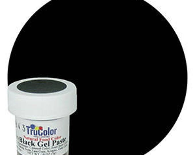 Trucolor NATURAL Black Food Color Powder 0.35 Oz (10 Grams)- Kosher All ...