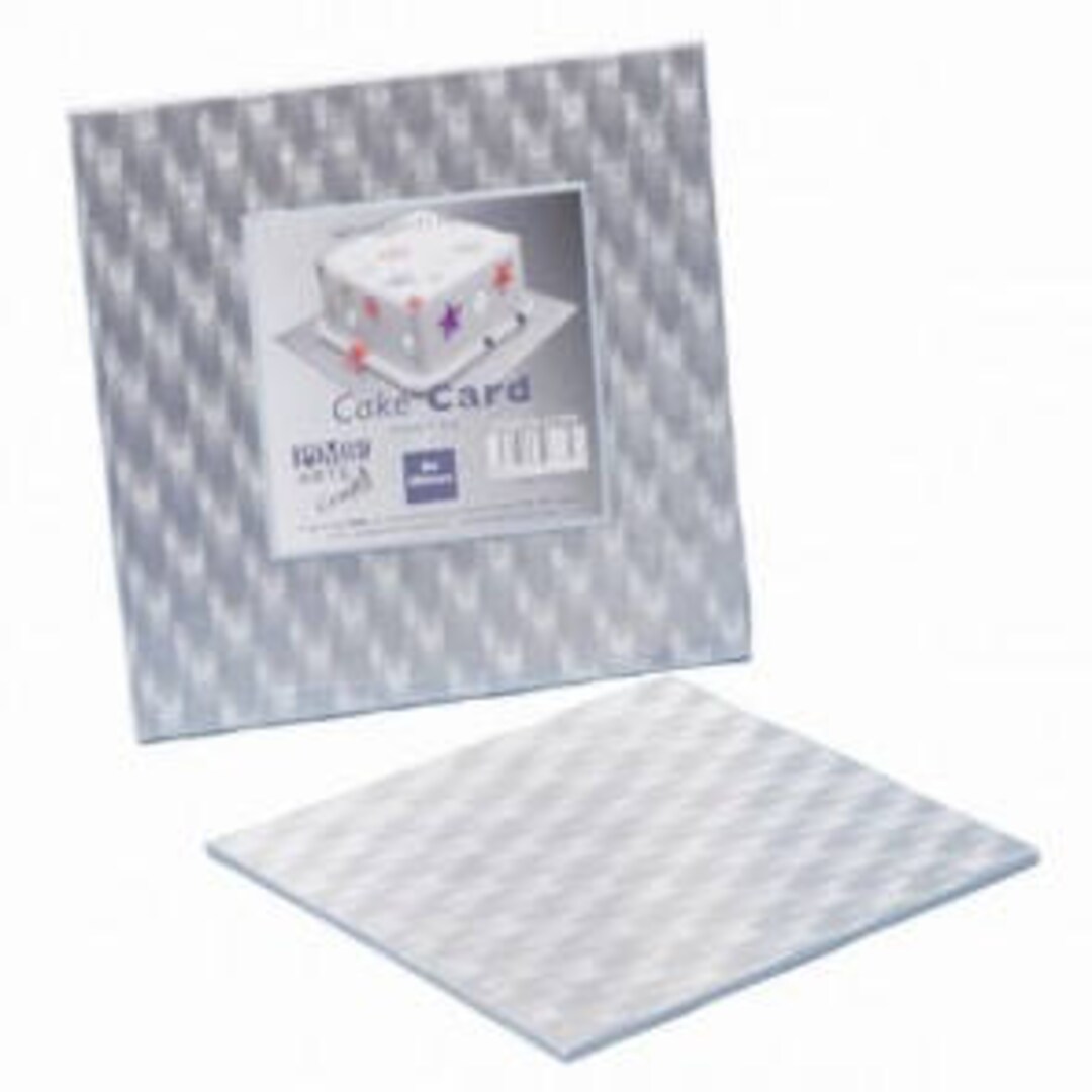 PME Square Silver Cake Card - Board 3mm Thick 4-16 in GREASE PROOF! - Etsy