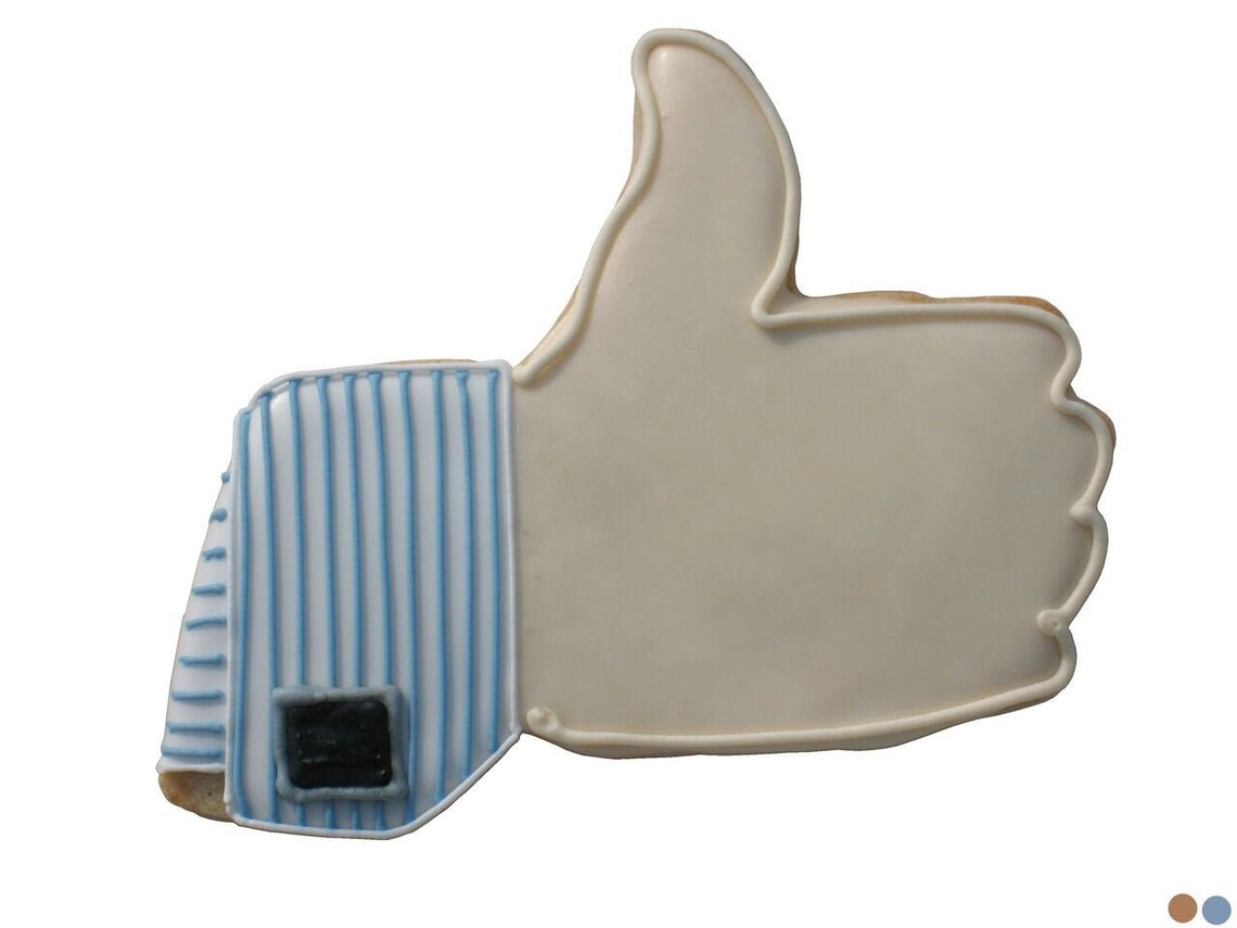 Thumbs up like Button 3 Cookie Cutter Facebook - Etsy