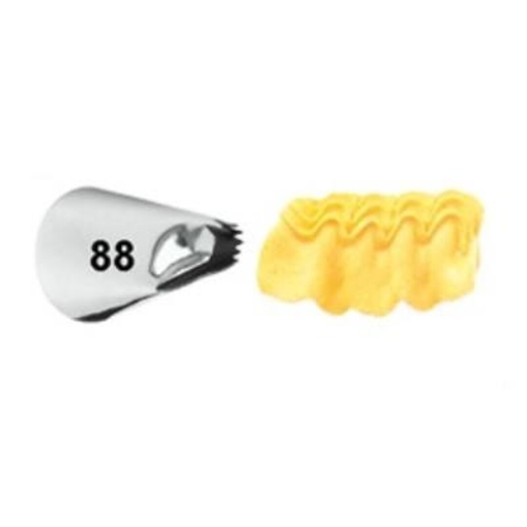 Decorating Tip 88 Stainless Steel Ruffles Cake Piping Royal Icing - Etsy