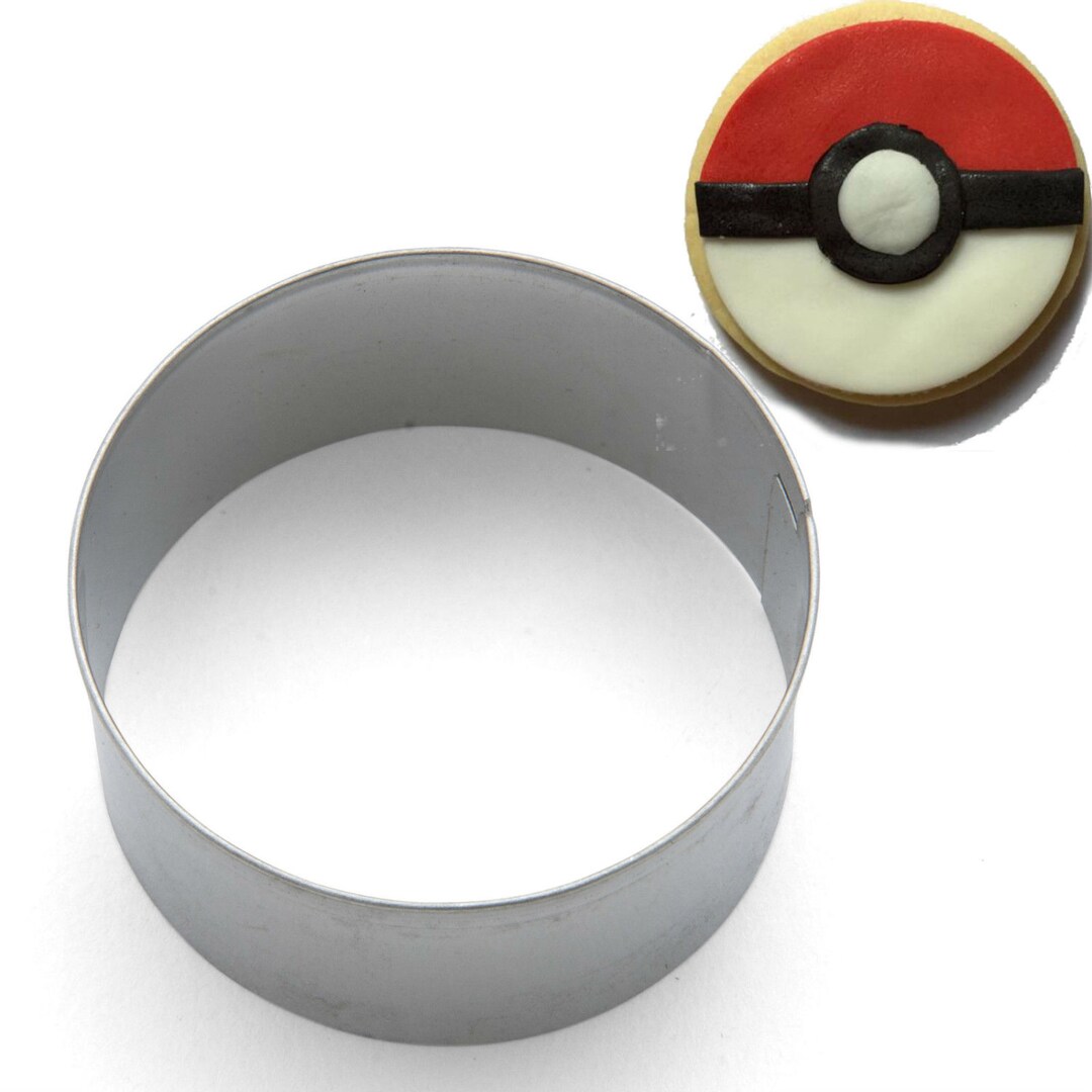 Pokeball 2.5" Cookie Cutter - Etsy