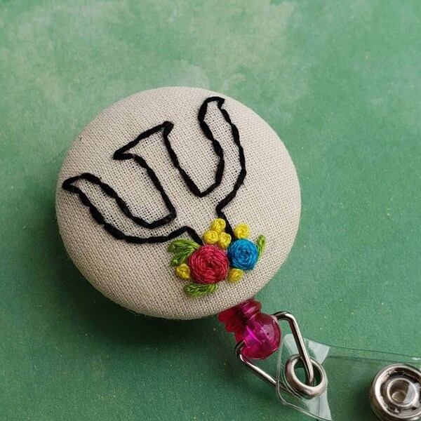 Floral Id Holder - Etsy