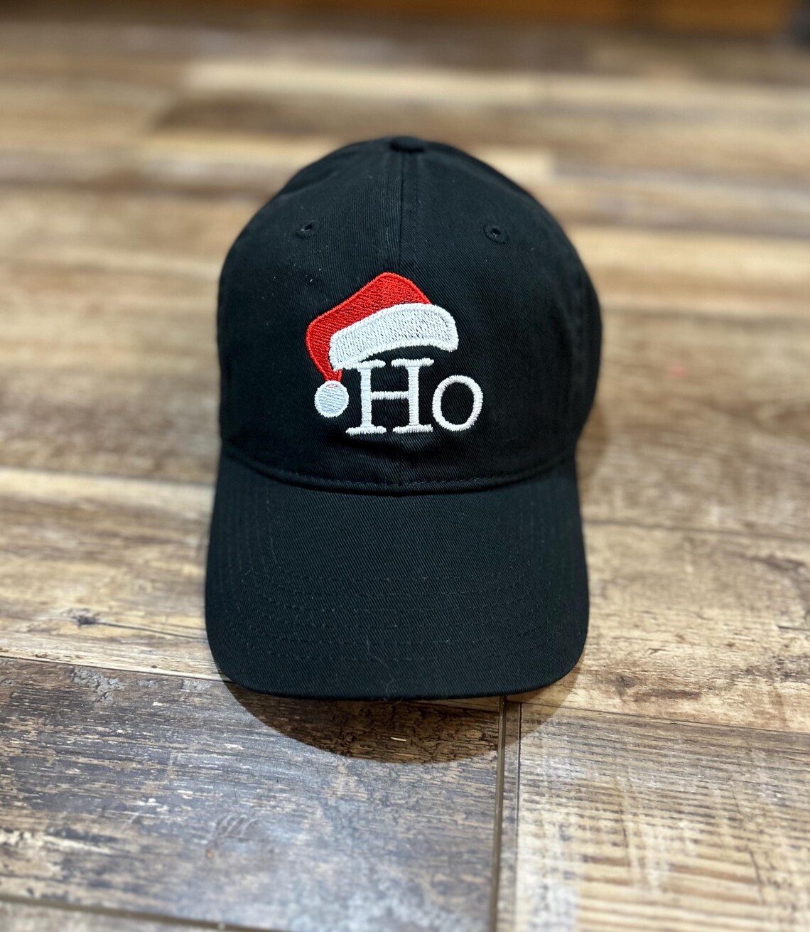 Ho Santa Hat -baseball Cap - Embroidered Baseball Cap - Christmas Hat ...
