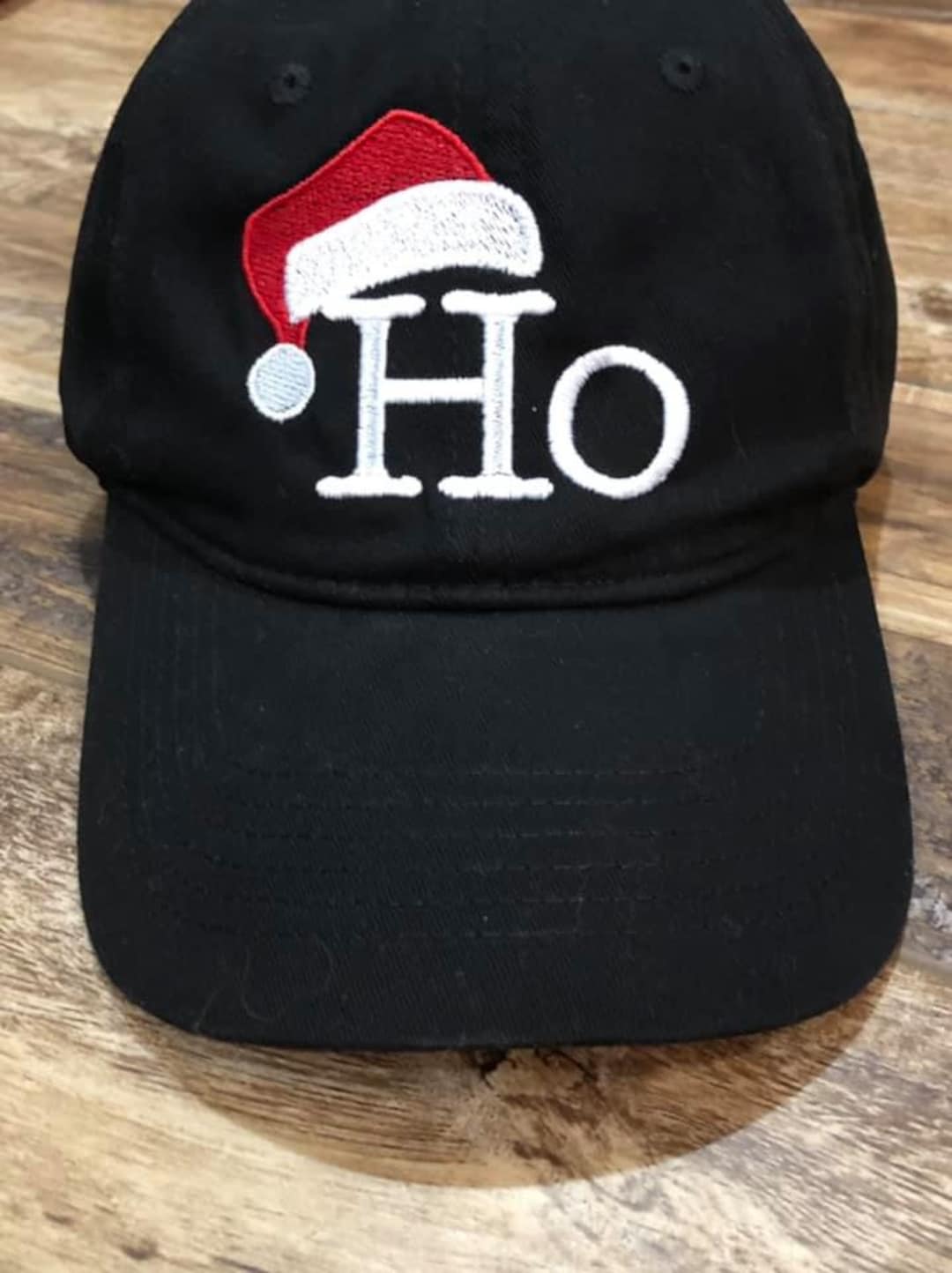 Ho Santa Hat baseball Cap Embroidered Baseball Cap Christmas Hat ...