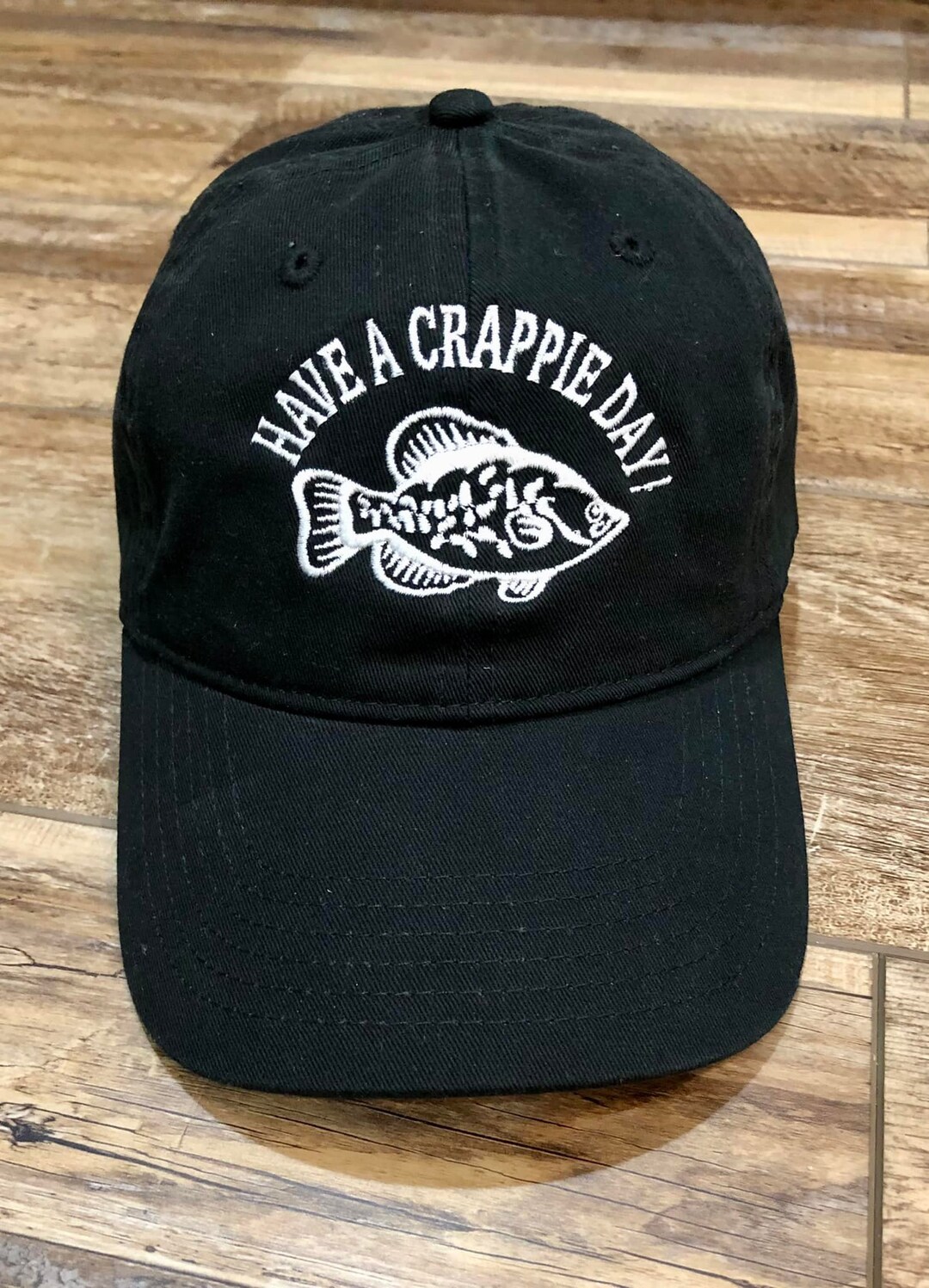 Have a Crappie Day Cap -embroidered Baseball Hat-fisherman Hat-fishing ...