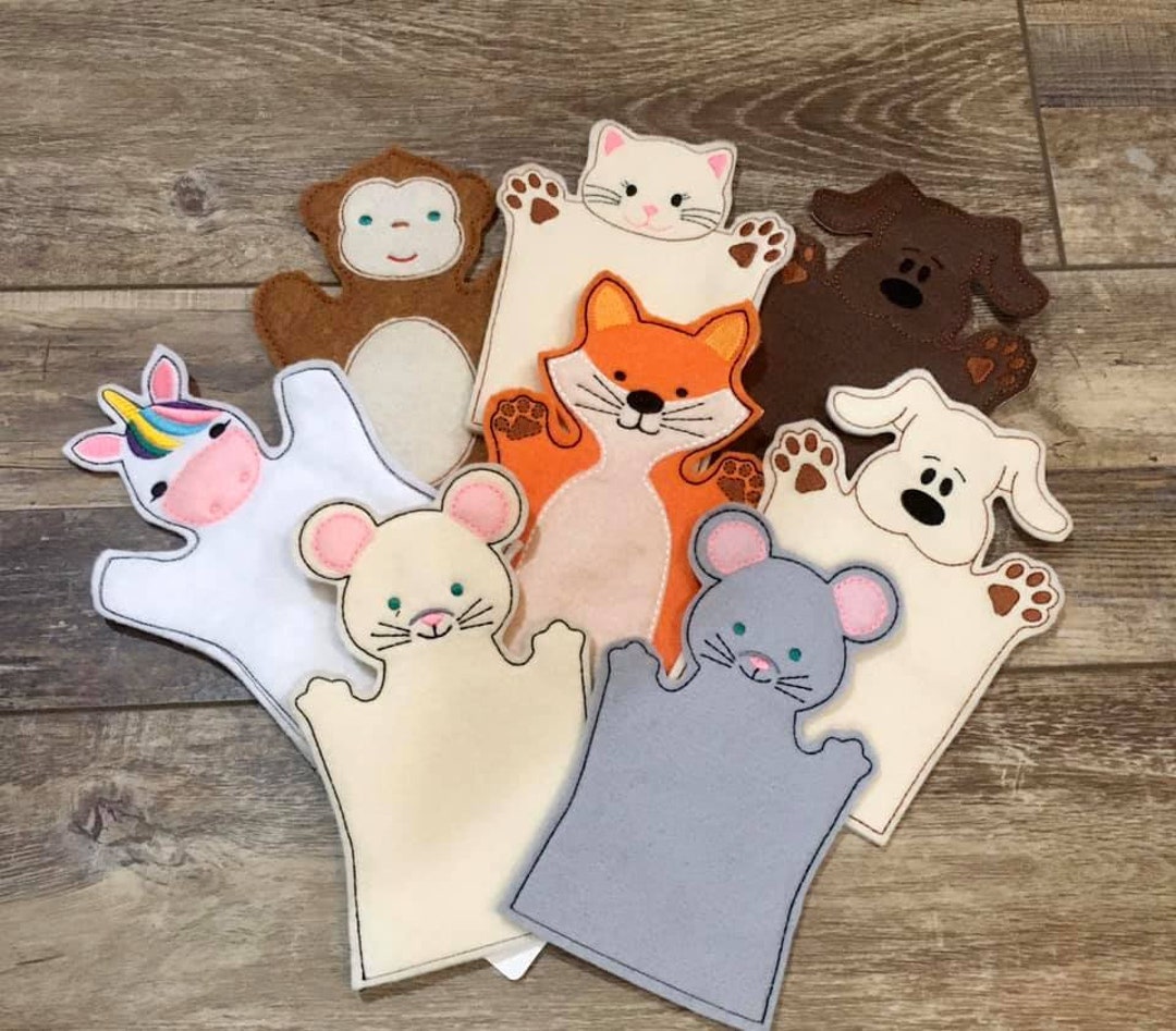 Hand Puppets-children and Adult Sizes-creative Play - Etsy