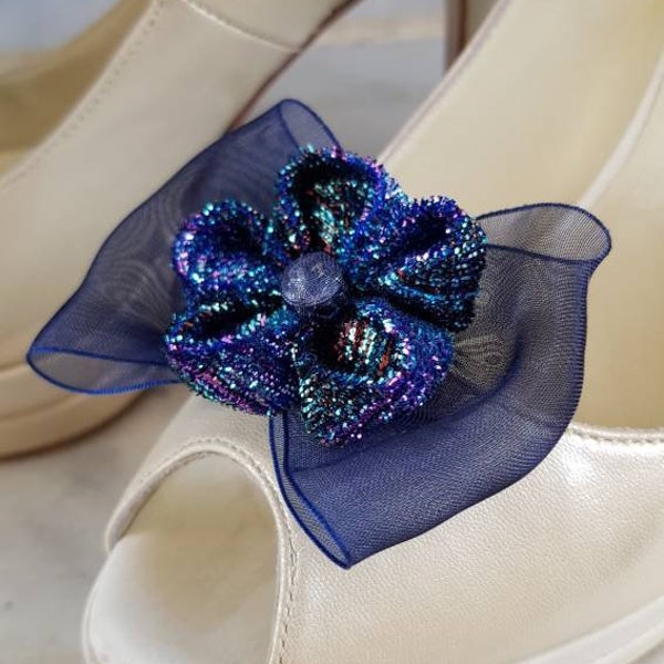 Blue Shoe Clips - Etsy