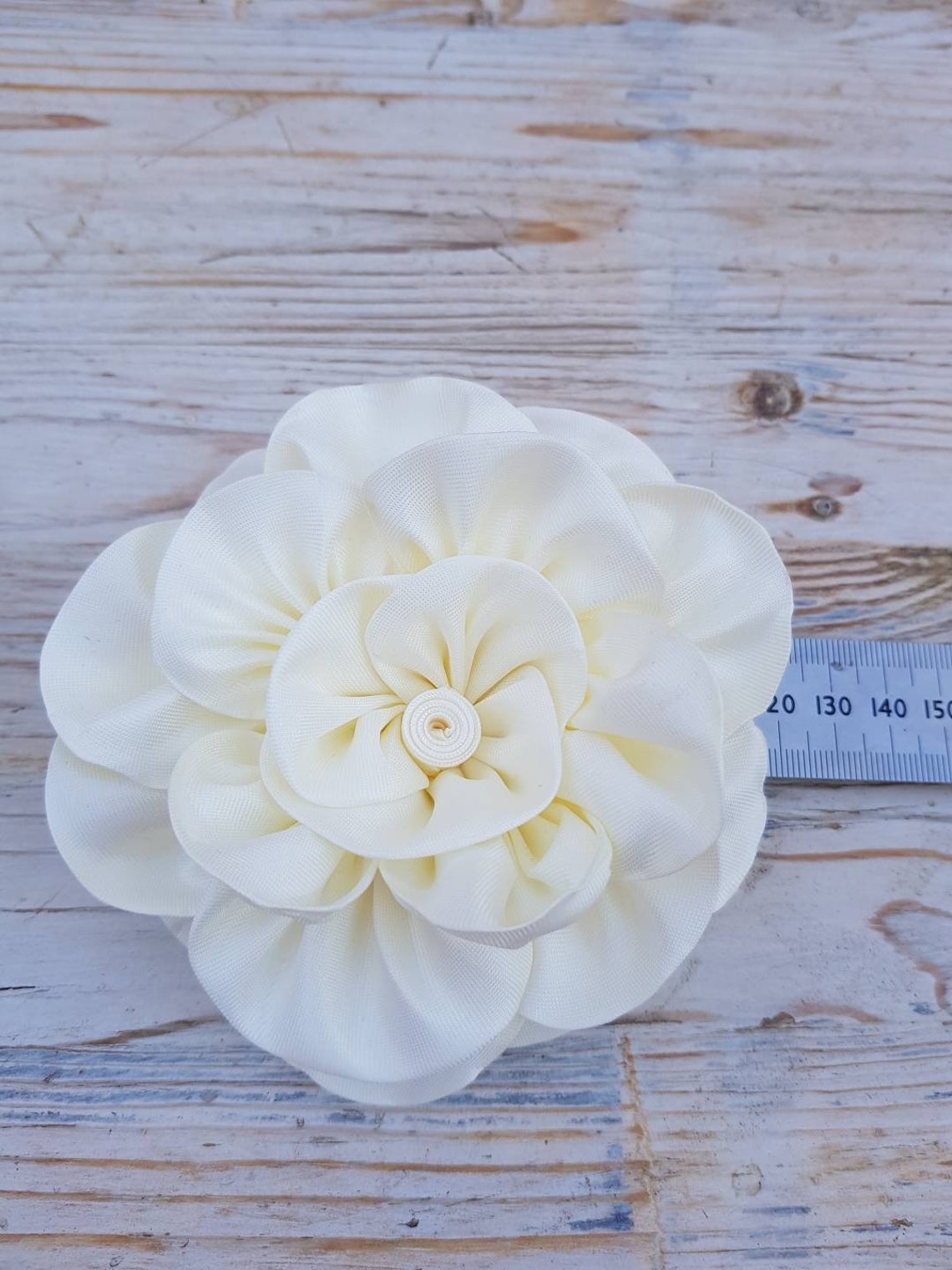 Big Ivory Flower Brooch Oversize Flower Accessory - Etsy