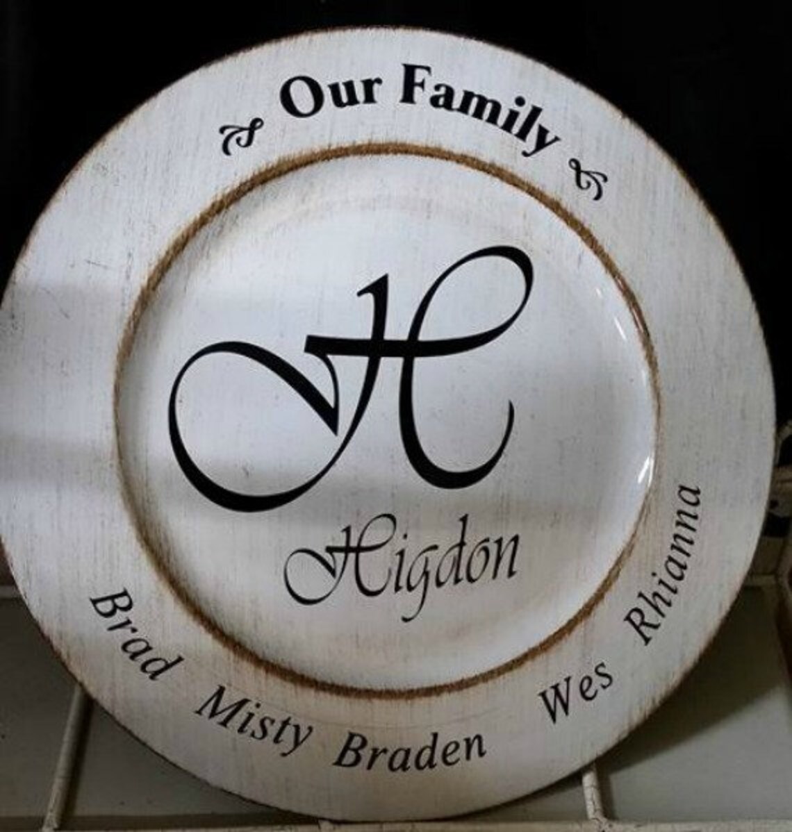 Personalized Family Plate Etsy personalized-family-plate-etsy