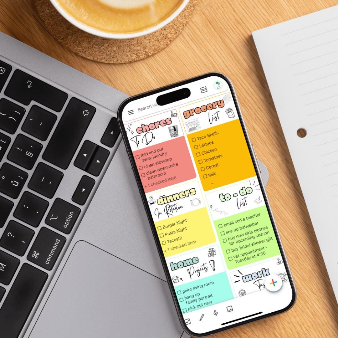 22 Google Keep Headers | Editable Canva Template | Minimalist Pastel ...