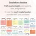 22 Google Keep Headers | Editable Canva Template | Minimalist Pastel ...